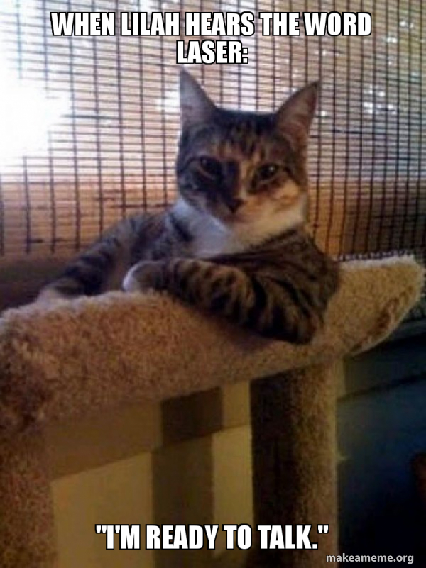 When Lilah hears the word Laser: "i'm ready to talk." - The Most ...