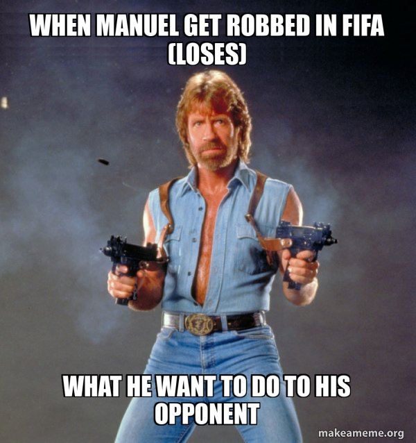 WHEN MANUEL GET ROBBED IN FIFA (LOSES) WHAT HE WANT TO DO TO HIS ...