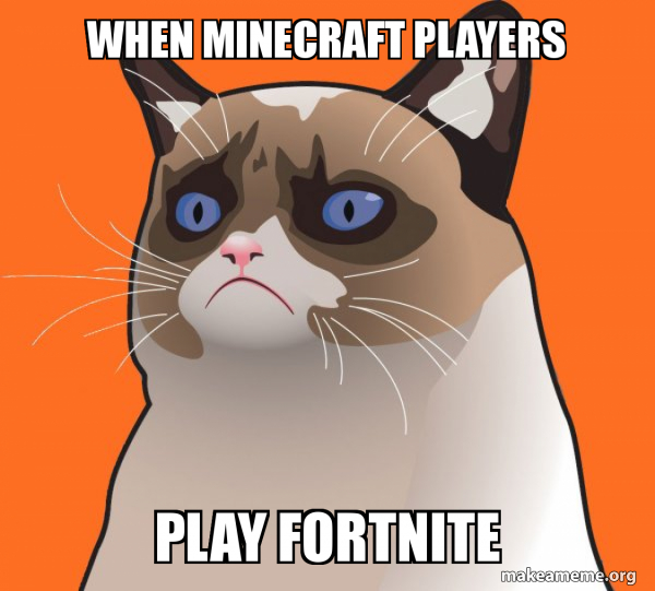Minecraft Grumpy Cat Meme