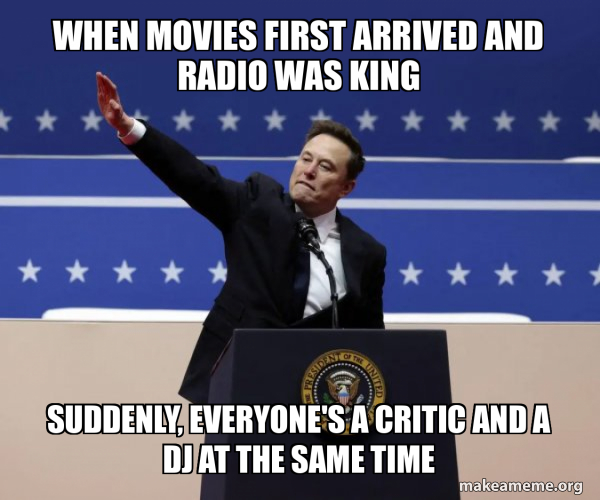 When movies first arrived and radio was king Suddenly, everyone's a ...
