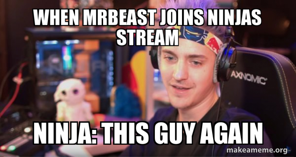 When MrBeast joins ninjas stream Ninja: this guy again - Ninja Tyler ...