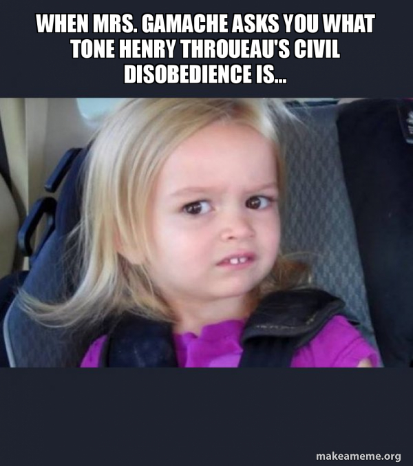 Disobedience Memes Civil Disobedience Refusal To Obey Laws You Injust