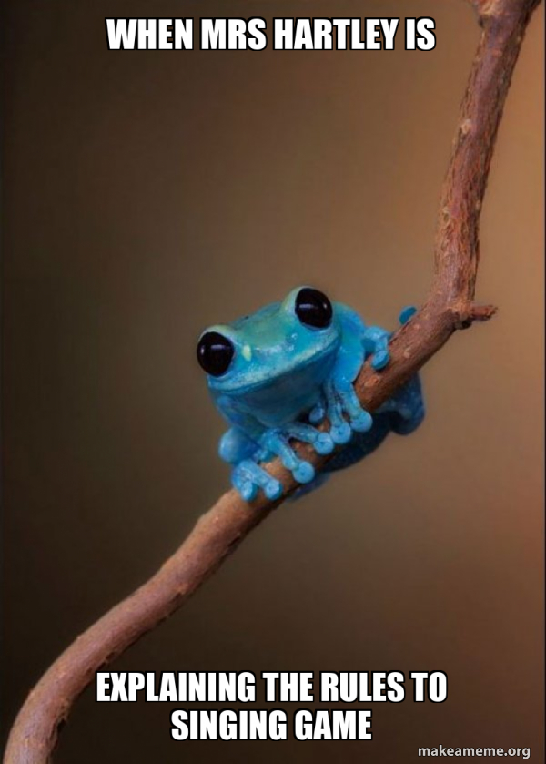 when mrs hartley is explaining the rules to singing game - Small Fact ...