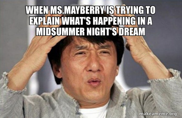 When Ms.Mayberry is trying to explain what's happening in a Midsummer ...