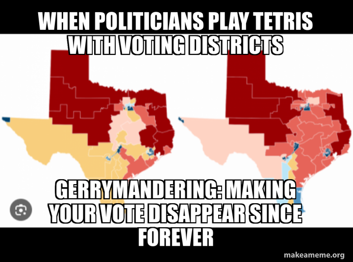 When politicians play Tetris with voting districts Gerrymandering ...