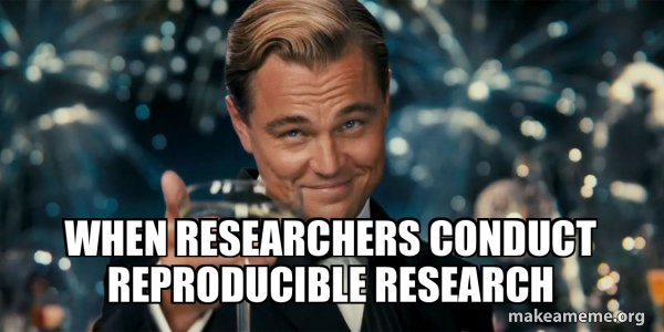 WHEN RESEARCHERS CONDUCT REPRODUCIBLE RESEARCH - Great Gatsby Reaction ...