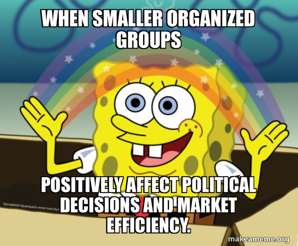 When Smaller Organized Groups Positively affect political decisions and ...