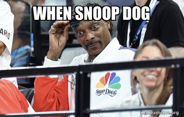 when snoop dog - Snoop Dogg Sunglasses at Olympics Meme Generator