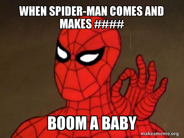 Baby Spider Memes Baby Spider Spidey Munching A Hotdog Trendy