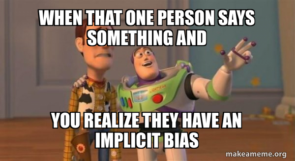 when that one person says something and you realize they have an ...