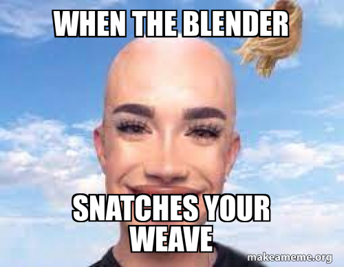 When the blender SNATCHES YOUR WEAVE Meme Generator