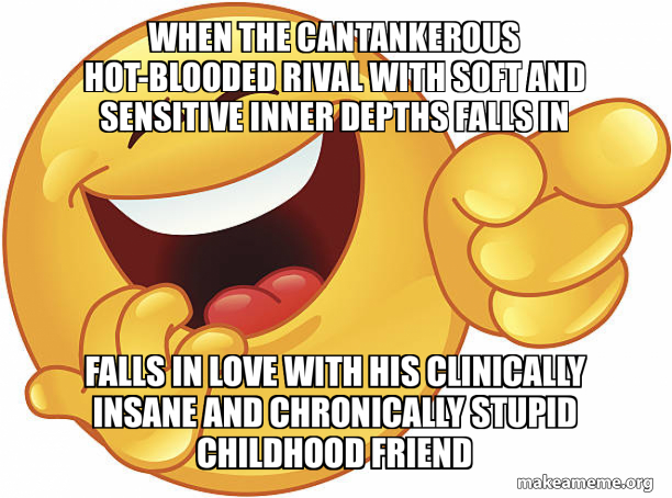 WHEN the cantankerous hot-blooded rival with soft and sensitive inner ...