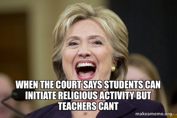 when the court says students can initiate religious activity but ...