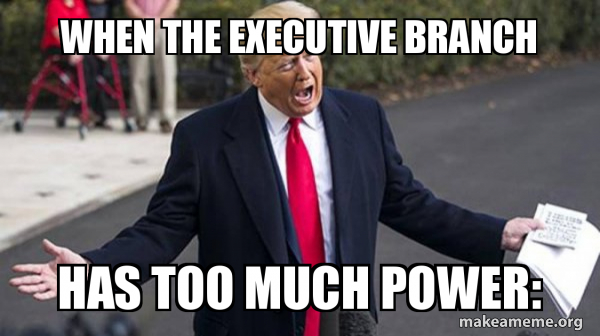 When the executive branch has too much power: - Trump - Impeachment ...