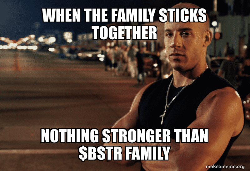 When the family sticks together Nothing stronger than $bstr family Meme ...