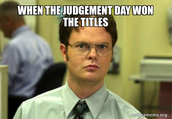 When the Judgement day won the titles - Schrute Facts (Dwight Schrute ...