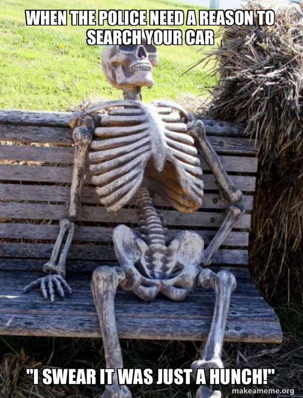 When the police need a reason to search your car "I swear it was just a ...