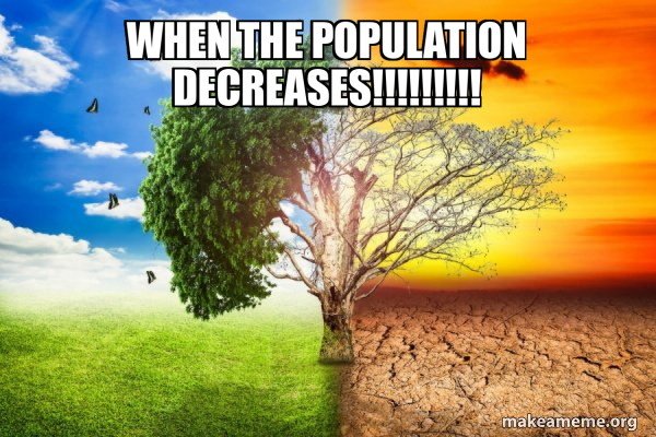 When the population decreases!!!!!!!!! - Climate Change / Global ...