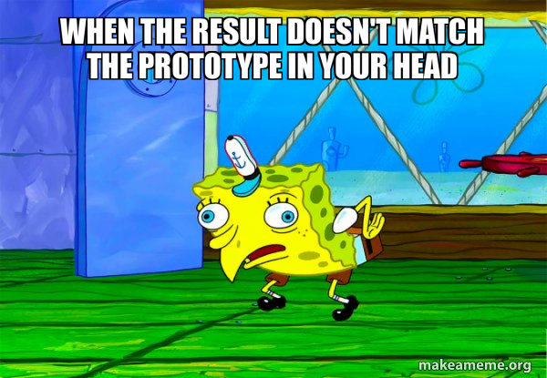 when the result doesn't match the prototype in your head - Mocking ...