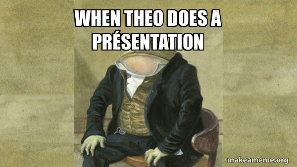 When Theo does a présentation - Colonel Toad Meme Generator