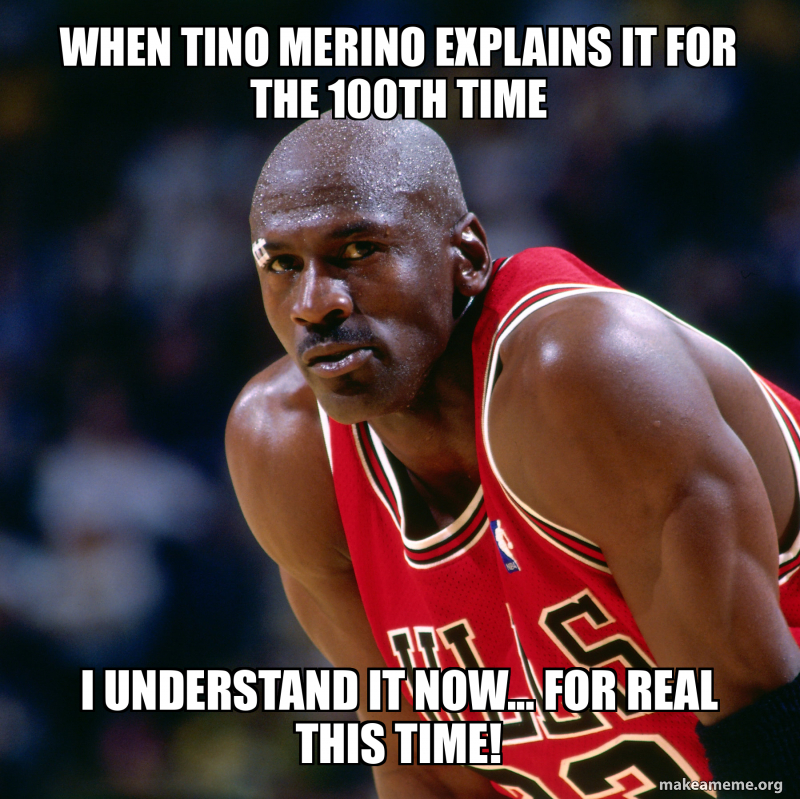 When Tino Merino explains it for the 100th time I understand it now ...