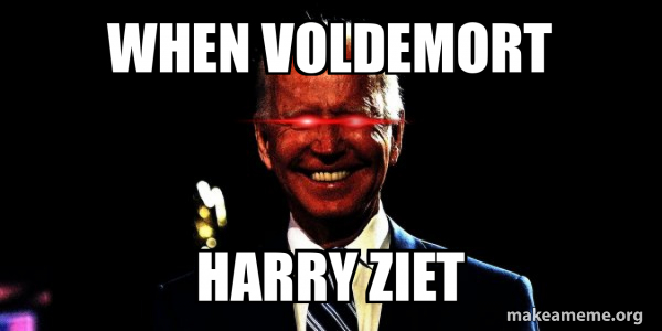 When VOLdemort Harry ziet - Dark Brandon Meme Generator
