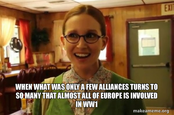 When what was only a few alliances turns to so many that almost all of ...