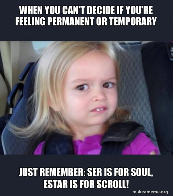 When you can't decide if you're feeling permanent or temporary Just ...