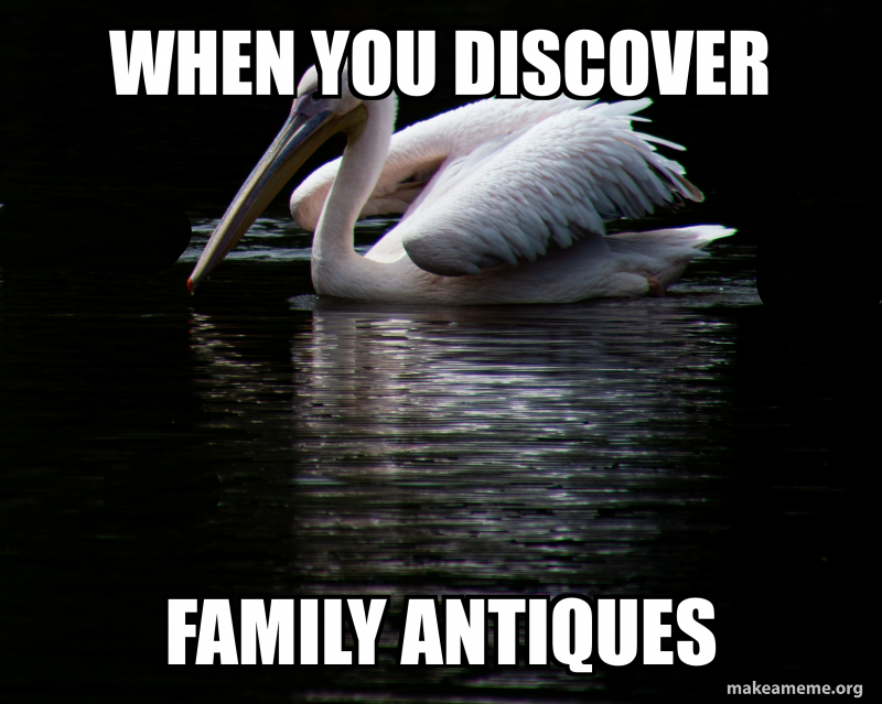 When you discover Family antiques - Its worth so much Meme Generator