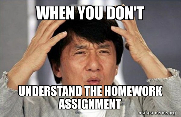 when you don't understand the homework assignment - Jackie Chan Why ...