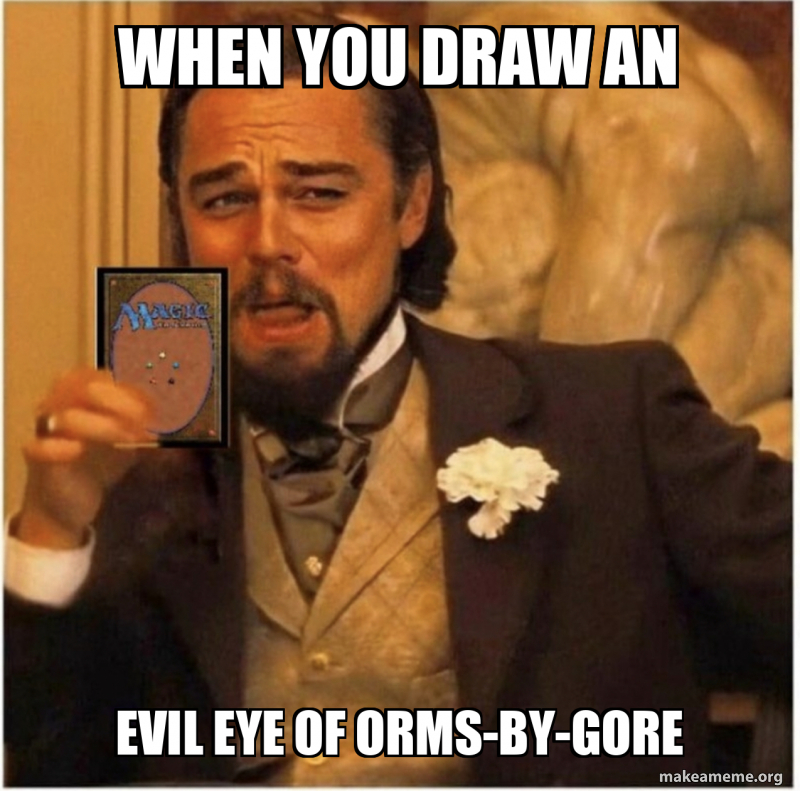 When you draw an Evil eye of orms-by-gore Meme Generator