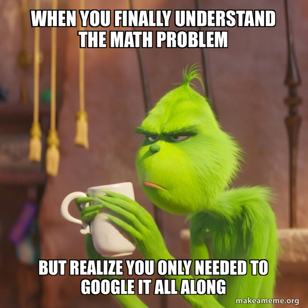 When you finally understand the math problem But realize you only ...