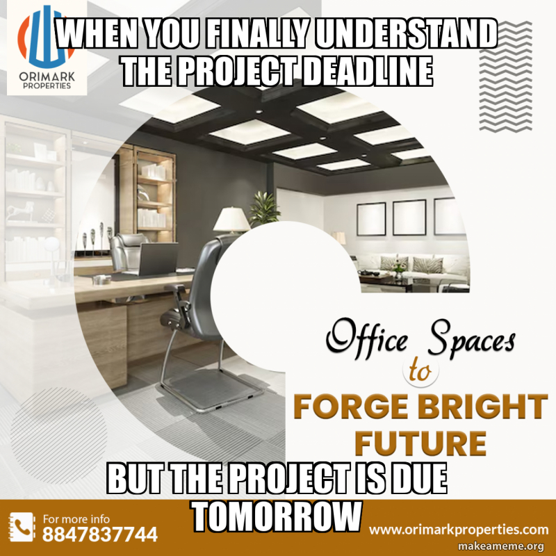 When you finally understand the project deadline But the project is due ...