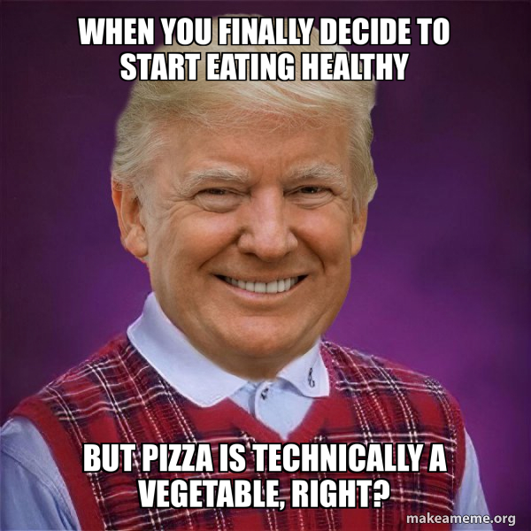 When you finally decide to start eating healthy But pizza is ...