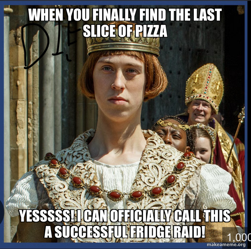 When you finally find the last slice of pizza Yesssss! I can officially call this a successful ...