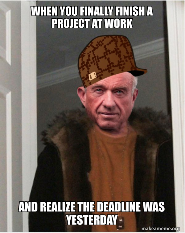 When you finally finish a project at work And realize the deadline was ...