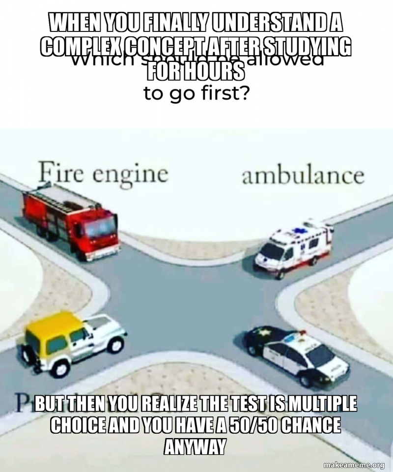 When you finally understand a complex concept after studying for hours ...