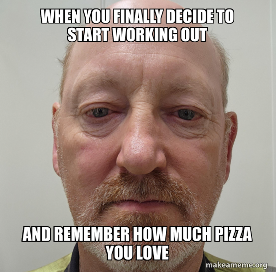 When you finally decide to start working out And remember how much ...