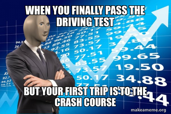 When you finally pass the driving test But your first trip is to the ...