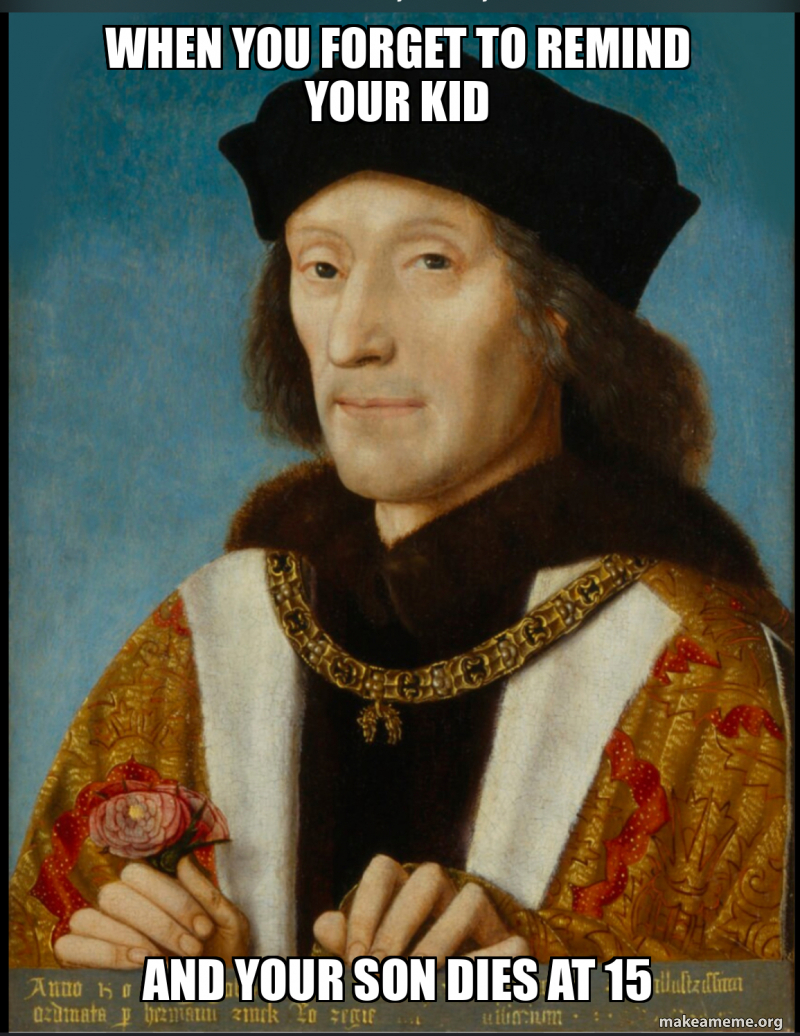 When you forget to remind your kid AND YOUR SON DIES AT 15 Meme Generator