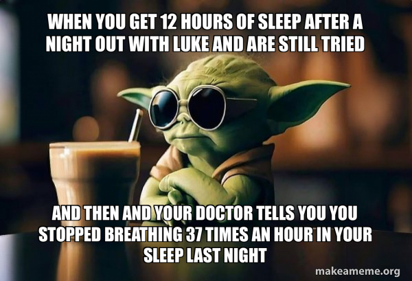 When you get 12 hours of sleep after a night out with Luke and are ...
