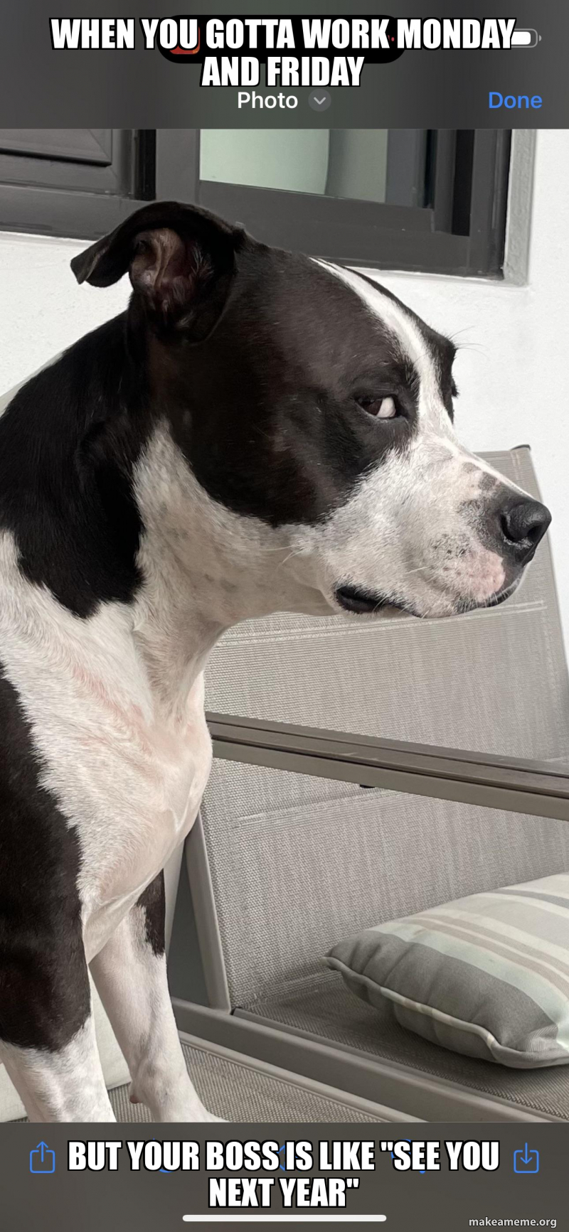 when you gotta work Monday and friday but your boss is like "see you ...