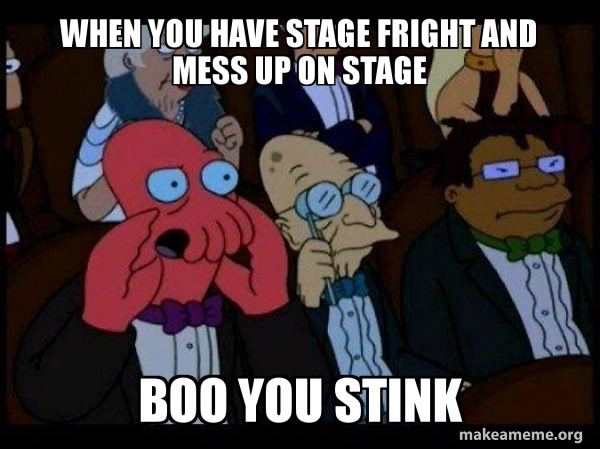 Stage Fright Memes Stage Fright GIFs | Tenor
