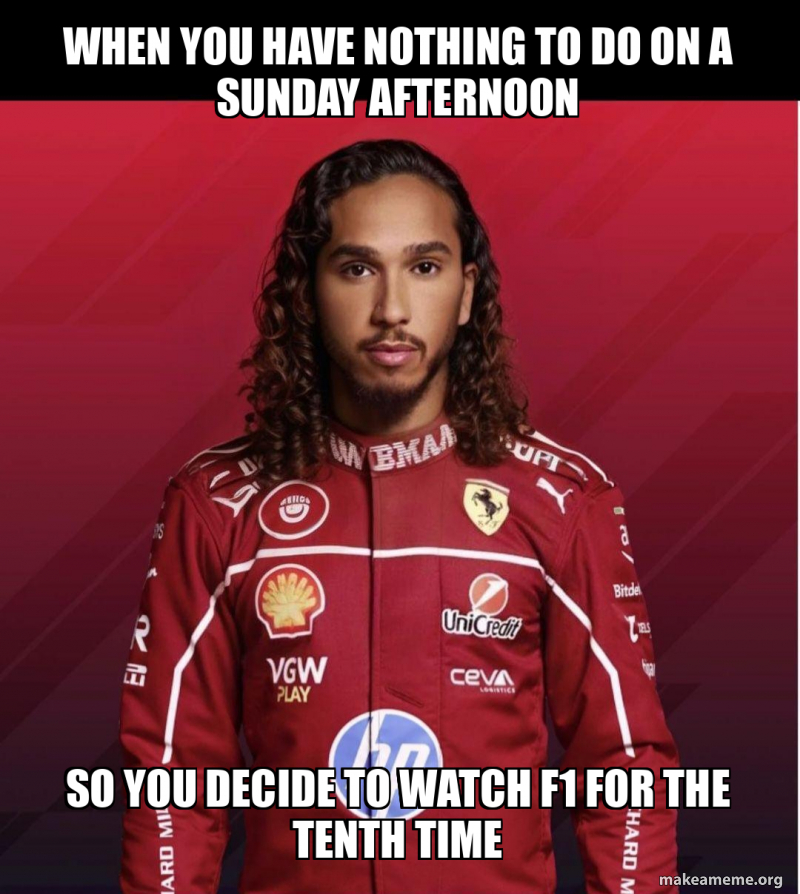 When you have nothing to do on a Sunday afternoon So you decide to ...