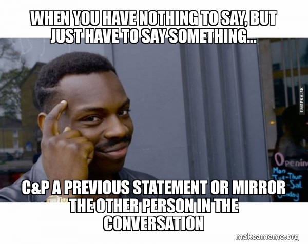 Nothing To Say Meme S P A R K S On X: "The NEW Single 'Nothing Is As