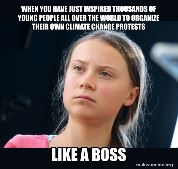 when you have just inspired thousands of young people all over the ...