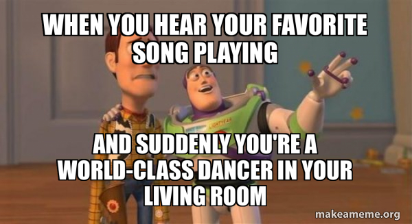 When you hear your favorite song playing And suddenly you're a world ...