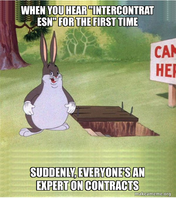 When you hear "Intercontrat ESN" for the first time Suddenly, everyone ...