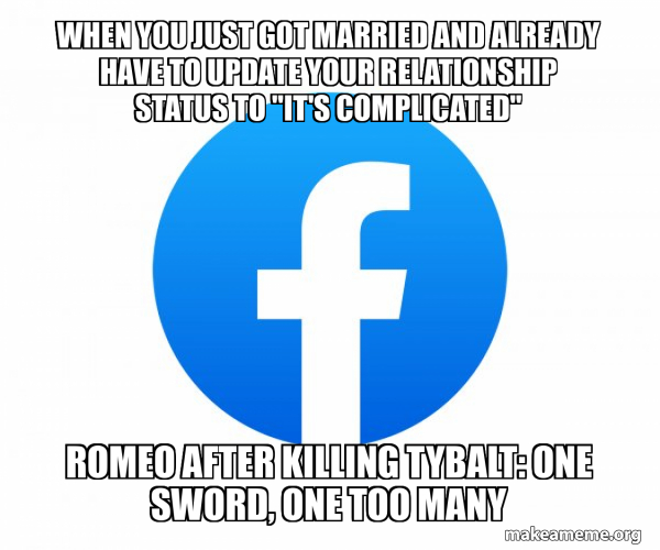 When you just got married and already have to update your relationship ...