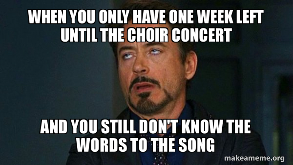 Choir Concert Memes Music Memes: 50 Memes For The Musicheads